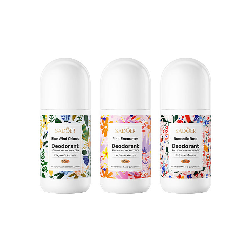 Full English Antiperspirant SADOER Lan Feng Ling Roll-On Deodorant Portable Long-Lasting ...